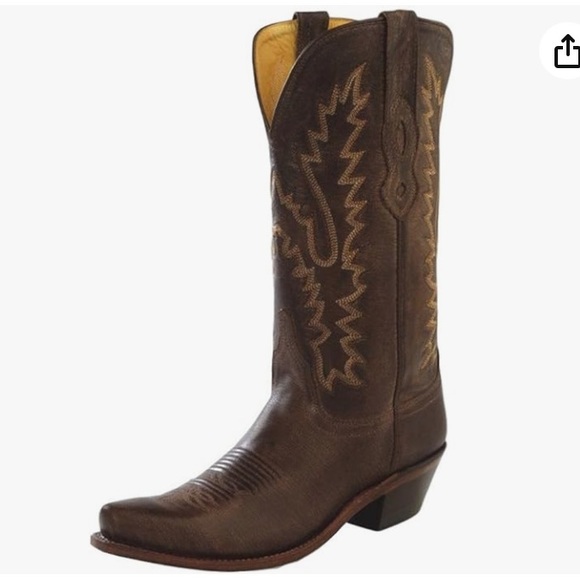 Old West | Shoes | Nwt Old West Brown Embroidered Snip Toe Lf534 Cowboy ...